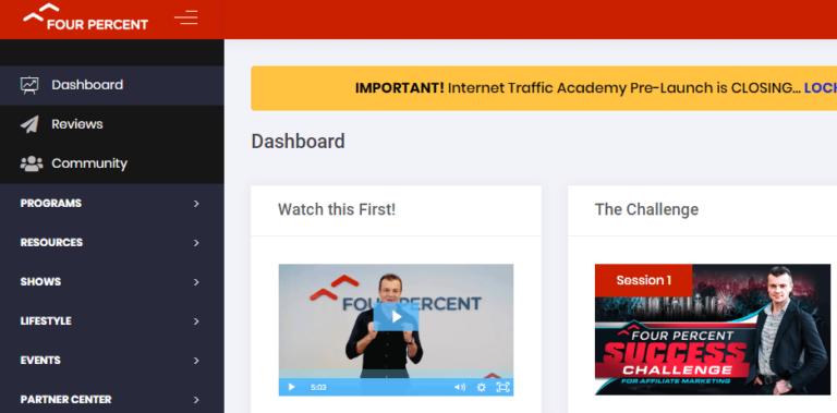 Four Percent Group Review - A Scam By Vick Strizheus or Legit Course?