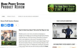 Home Profit System Review - Scam or Legit? The Truth...